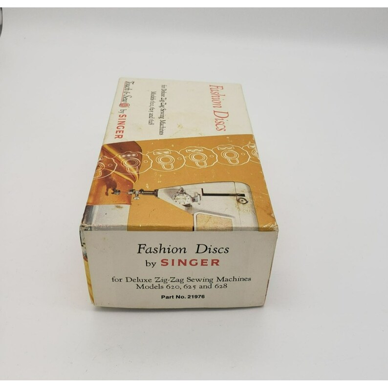 12 Vintage Singer Sewing Machine Fashion Stitch Cam Disks in Original ...