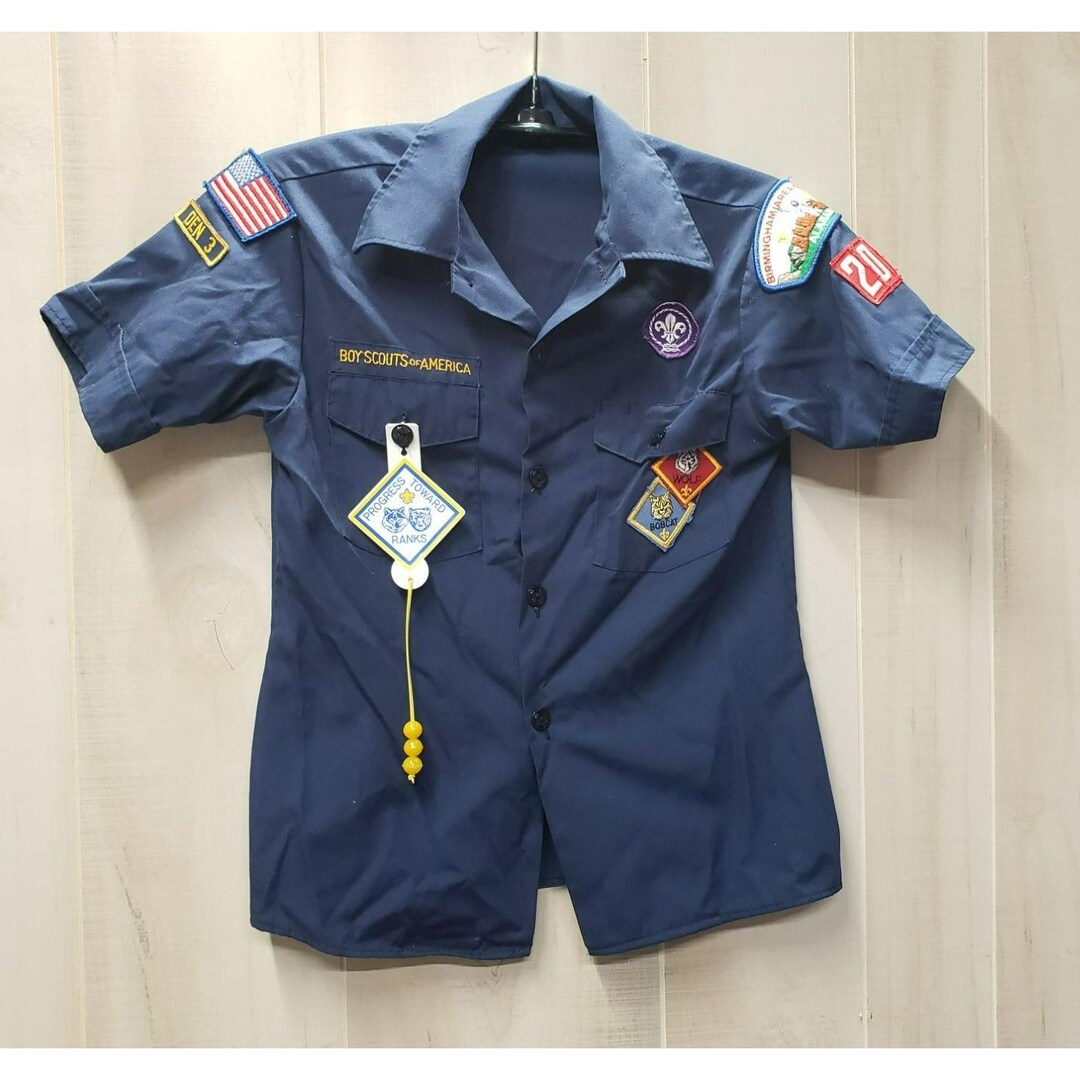 Vintage Cub Boy Scouts of America Youth Short Sleeve Uniform Shirt ...