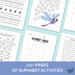 Preschool Alphabet Workbook Preschool Curriculum Alphabet Activities ...