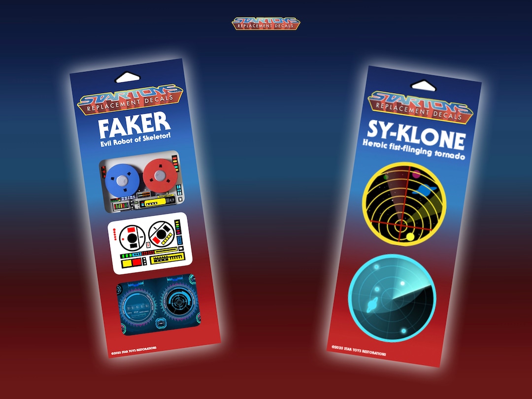 Vintage He-man Masters Universe Replacement Stickers Die-cut - Etsy