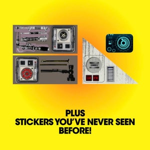 Photorealistic Replacement Die Cut Decals for Kenner Star Wars Vehicle ...