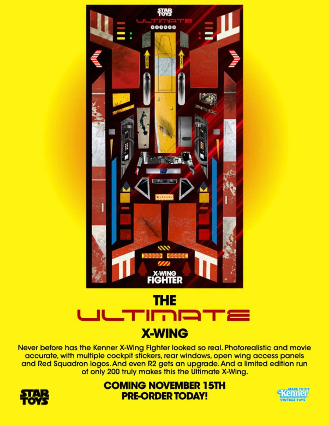 The ULTIMATE Collection Kenner X-wing Replacement Sticker Set - Etsy