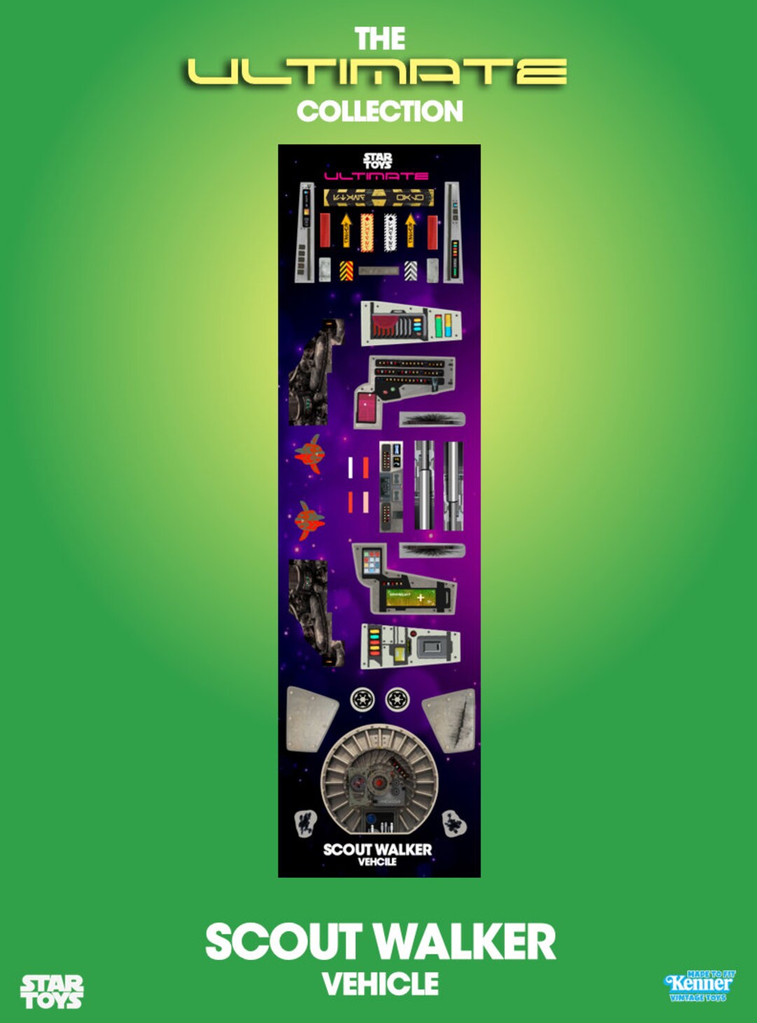 The ULTIMATE Collection - Vintage Kenner AT-ST Scout Walker Replacement ...