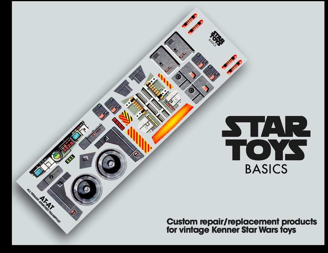 Star Wars - Empire Strikes Back KENNER AT-AT Replacement Decals - Etsy