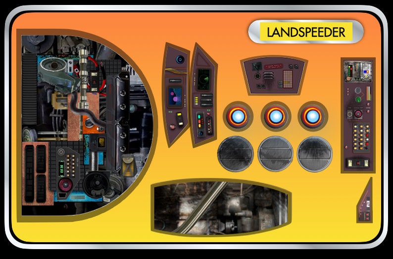 Custom Replacement Decals for Vintage Kenner Star Wars - Etsy