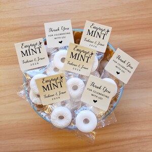 SET OF 60 Engage Mints Wedding Favors Life Savers Mints for Guest ...