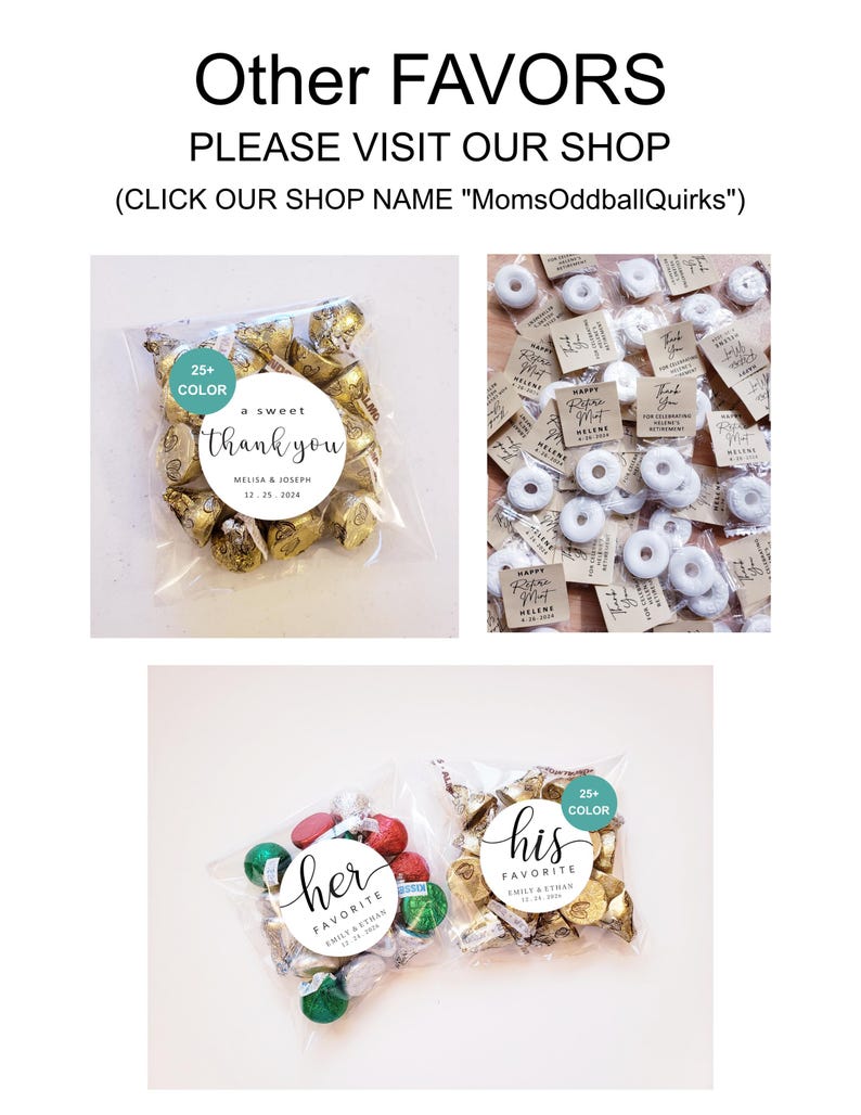SET OF 60 - Graduation Mints Favors Gifts High School University ...
