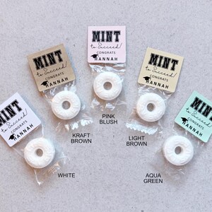 SET OF 60 - Graduation Mints Favors Gifts High School University ...