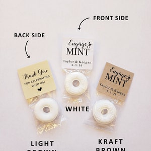 SET OF 60 Engage Mints Wedding Favors Life Savers Mints for Guest ...