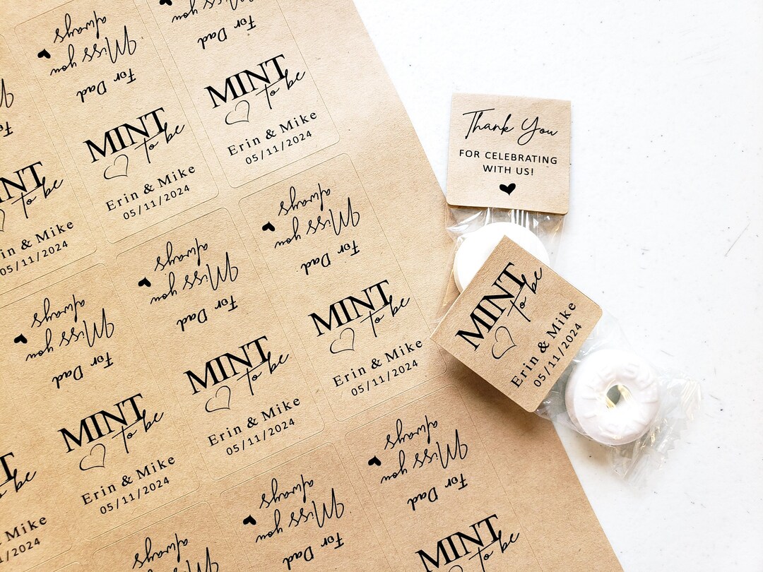 SET OF 120 Mint to Be Wedding Favors Life Savers Mints for Guest ...