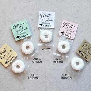 SET OF 60 - Graduation Mints Favors Gifts High School University ...