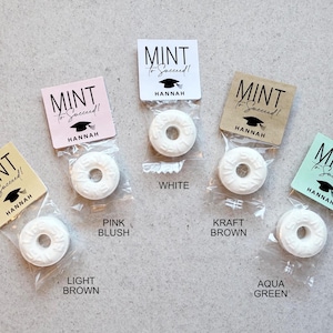 SET OF 60 Graduation Mints Favors Gifts High School University College ...