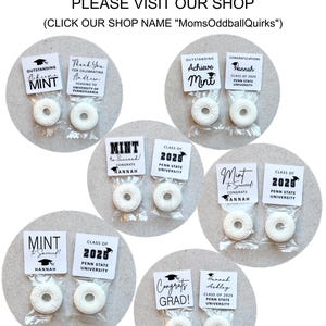 SET OF 60 - Graduation Mints Favors Gifts High School University ...