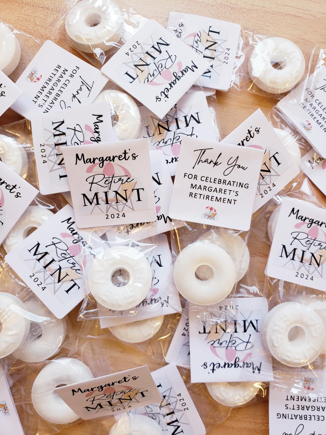 SET OF 60 - Retirement Gifts Retire Mint Life Savers Mints for Women ...