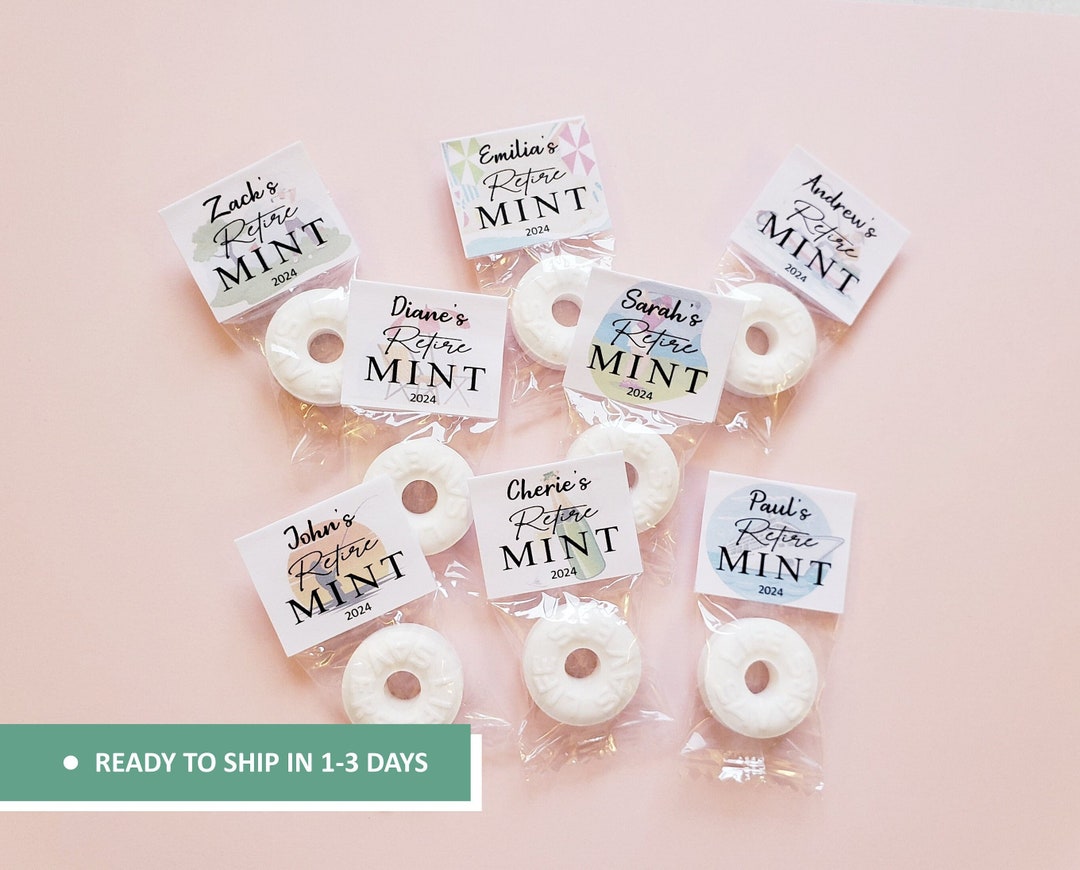 SET OF 60 Retirement Gifts Retire Mint Life Savers Mints for Women Men ...