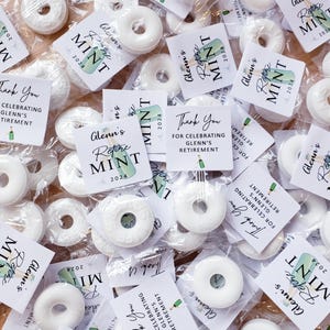 SET OF 60 - Retirement Gifts Retire Mint Life Savers Mints for Women ...