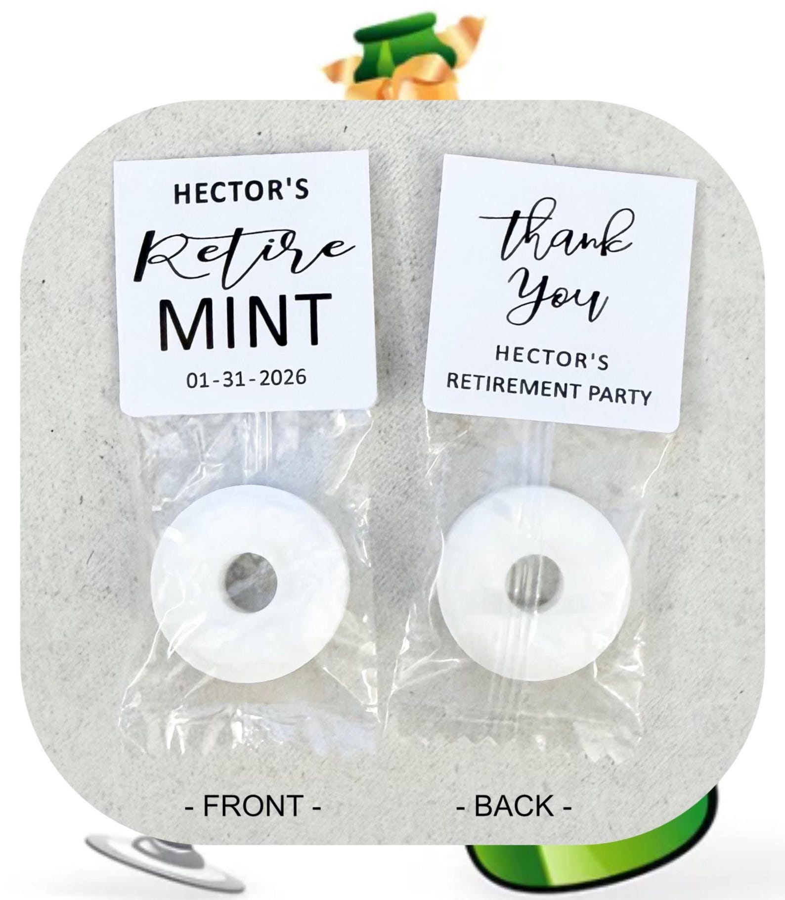 Retirement Gifts Retire Mint Life Savers Mints for Women Men Coworker ...