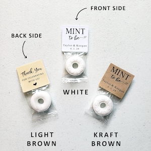 SET OF 120 Mint to Be Wedding Favors Life Savers Mints for Guest ...