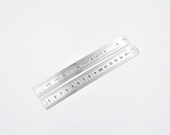Test & Measurement Straight Edges Metric & Imper 150mm Steel Rule ...
