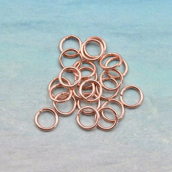 Rose Gold Jump Ring - Etsy