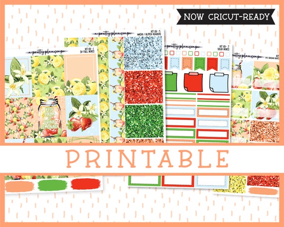 PRINTABLE Sticker Kit 101 Weekly Collection 7x9 A5 B6 - Etsy