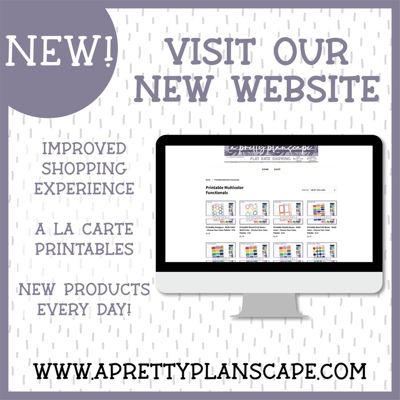 Monthly Sticker Kit 130 7x9 A5 B6 EC Life Planner | Etsy