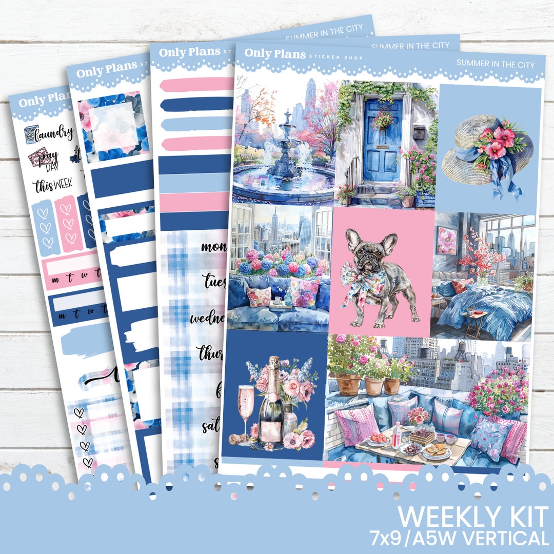 Weekly Sticker Kit 182 - Standard Vertical - Weekly Planner Stickers ...