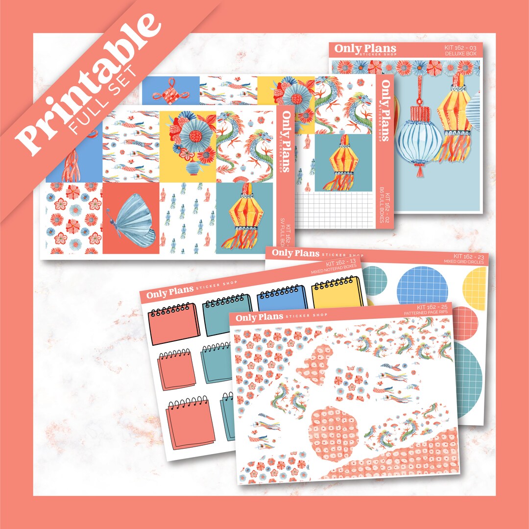 PRINTABLE Limited Edition Mega Sticker Bundle 162 Entire Bundle KIT162 ...