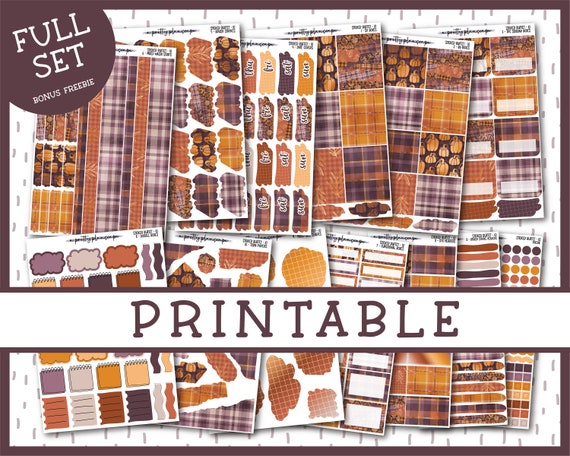 PRINTABLE Sticker Buffet 10 Planner Stickers Functional - Etsy