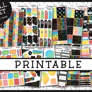 PRINTABLE Sticker Buffet 7 Planner Stickers Functional Decorative ...