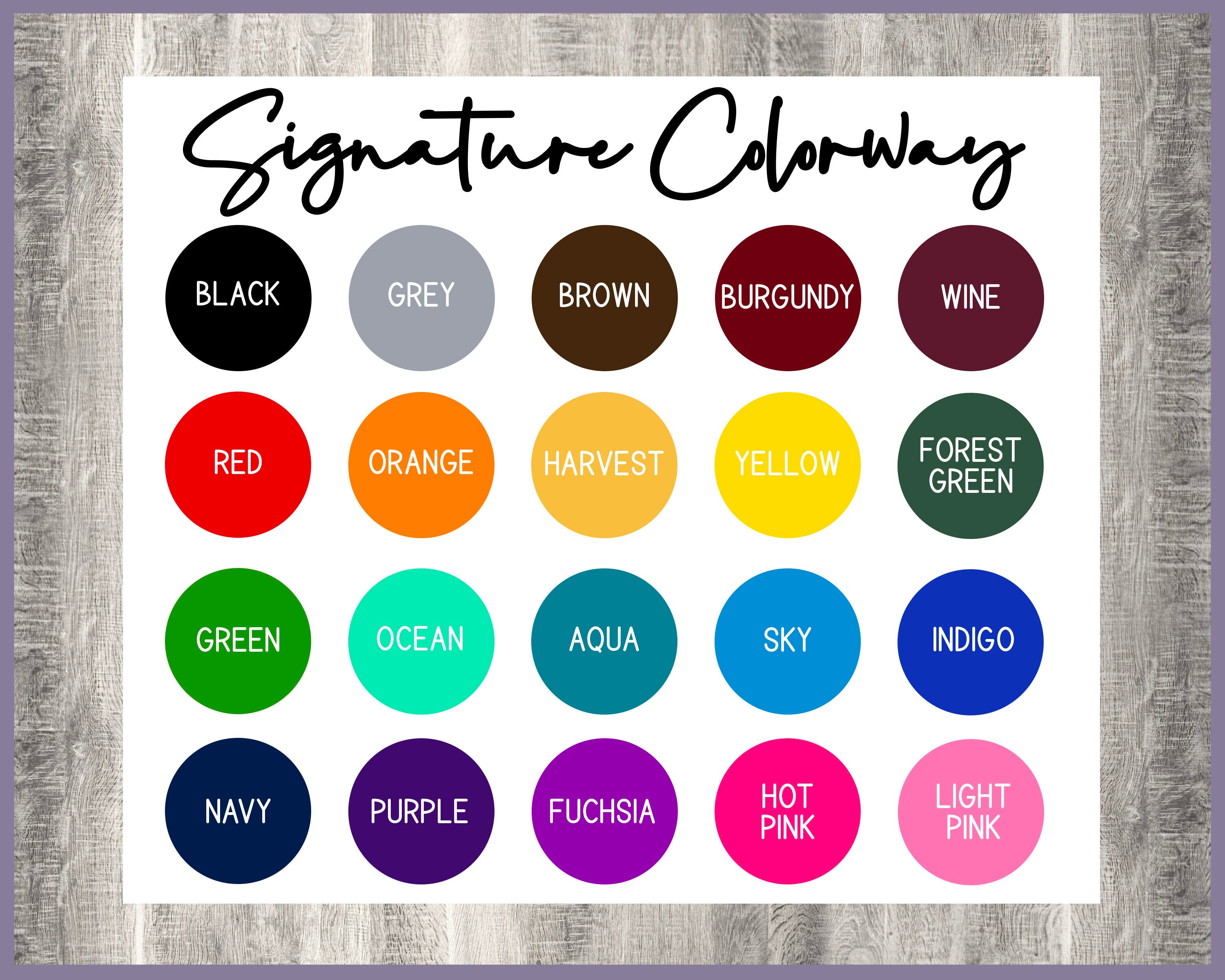 PRINTABLE Signature Colorway, SCW007, Kit-size Boxes, Colorful Boxes ...