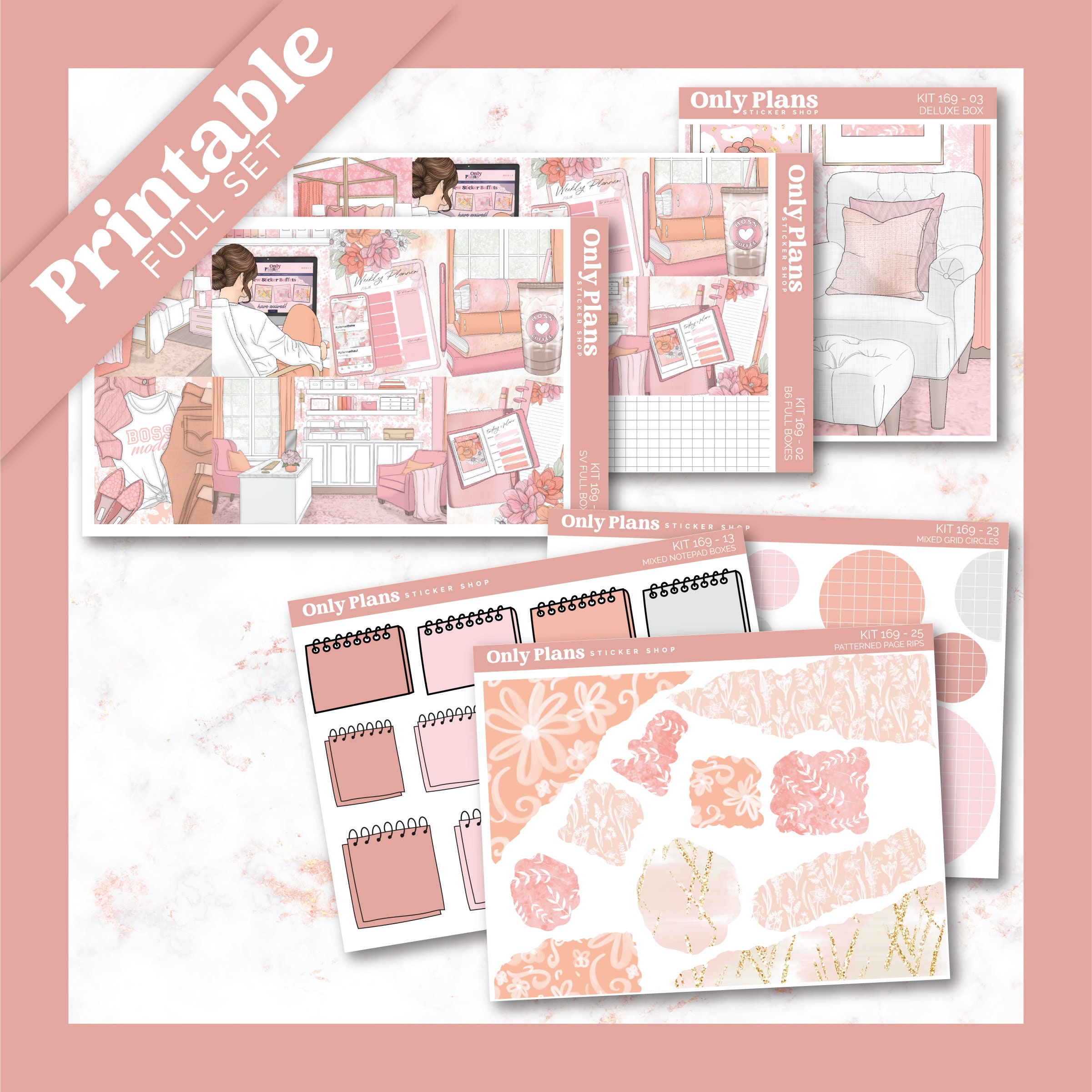 PRINTABLE Limited Edition Mega Sticker Bundle 169 - Entire Bundle ...