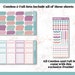 PRINTABLE Sticker Buffet 40 SB-40 Planner Stickers Functional ...