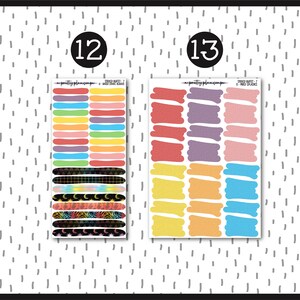 PRINTABLE Sticker Buffet 7 Planner Stickers Functional Decorative ...