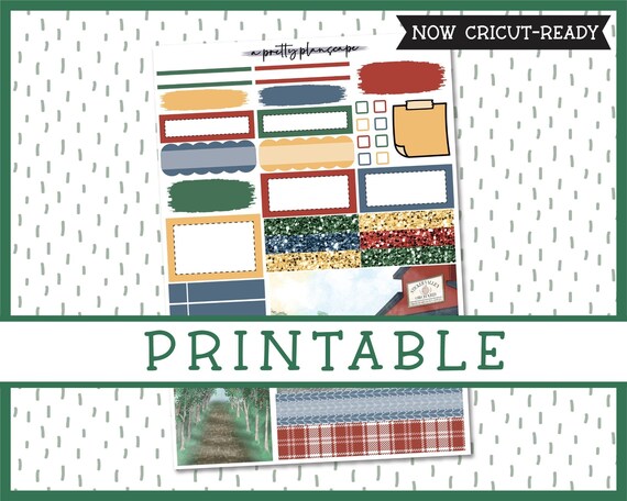 PRINTABLE Daily Sticker Kit 143 Standard Vertical TPC | Etsy