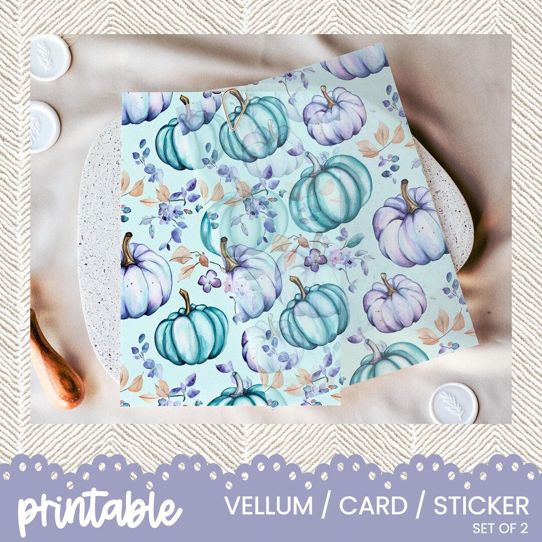 PRINTABLE Set of 2 Vellum or Dashboard Tip-in for Planners or Junk ...
