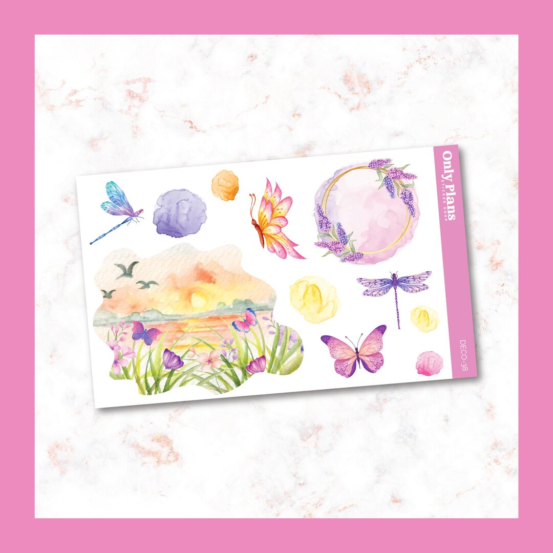 Deco Sticker Sheet 38 - Journal Stickers Decorative Planner Kit Deco ...