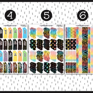 PRINTABLE Sticker Buffet 7 Planner Stickers Functional Decorative ...