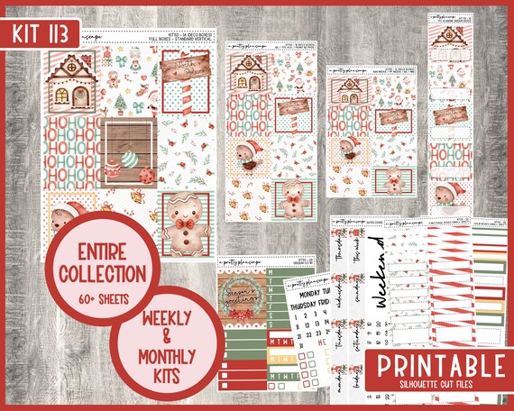 PRINTABLE Sticker Kit 113 Entire Collection Weekly - Etsy