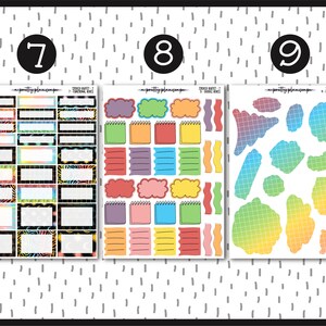 PRINTABLE Sticker Buffet 7 Planner Stickers Functional Decorative ...