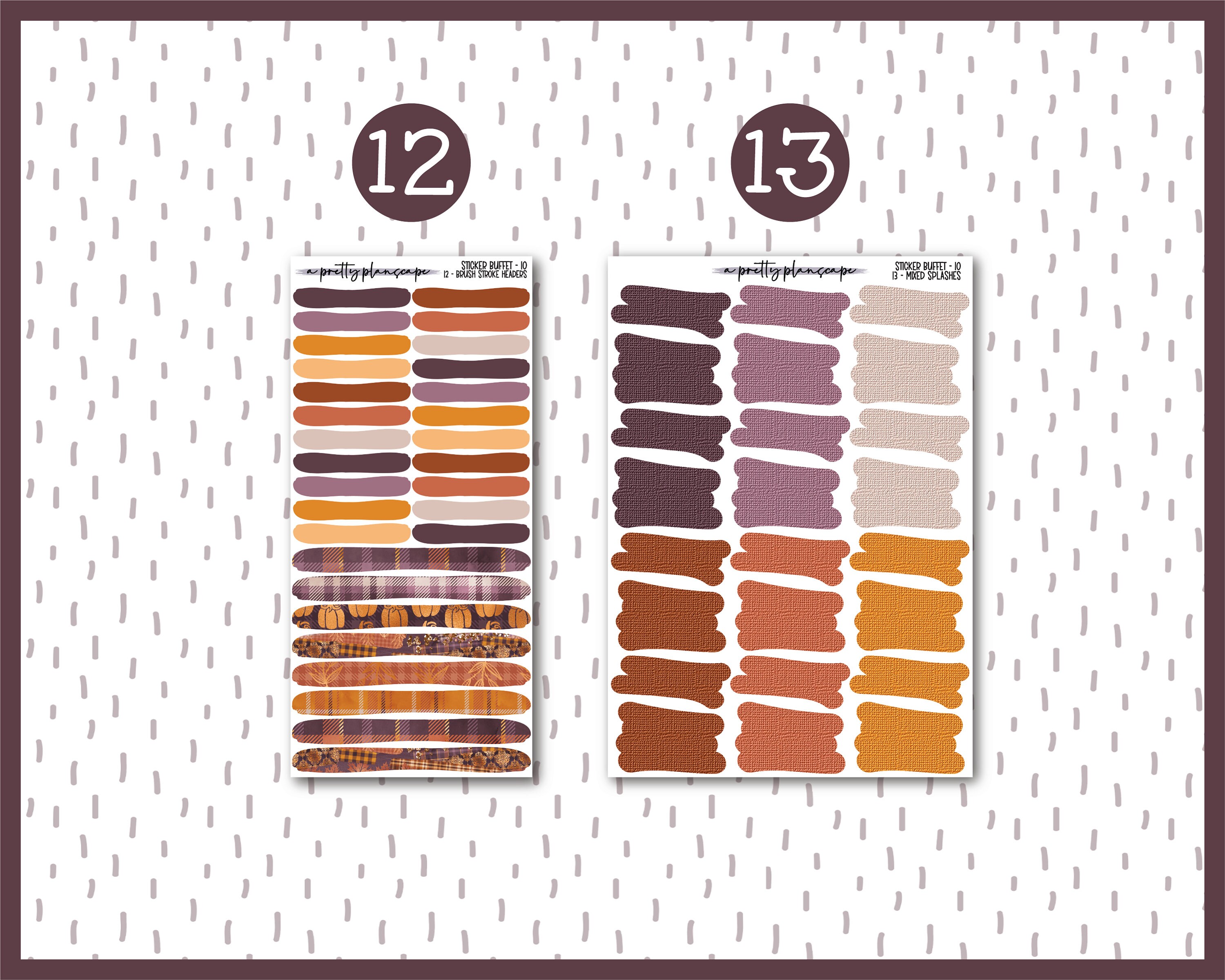 PRINTABLE Sticker Buffet 10 Planner Stickers Functional - Etsy