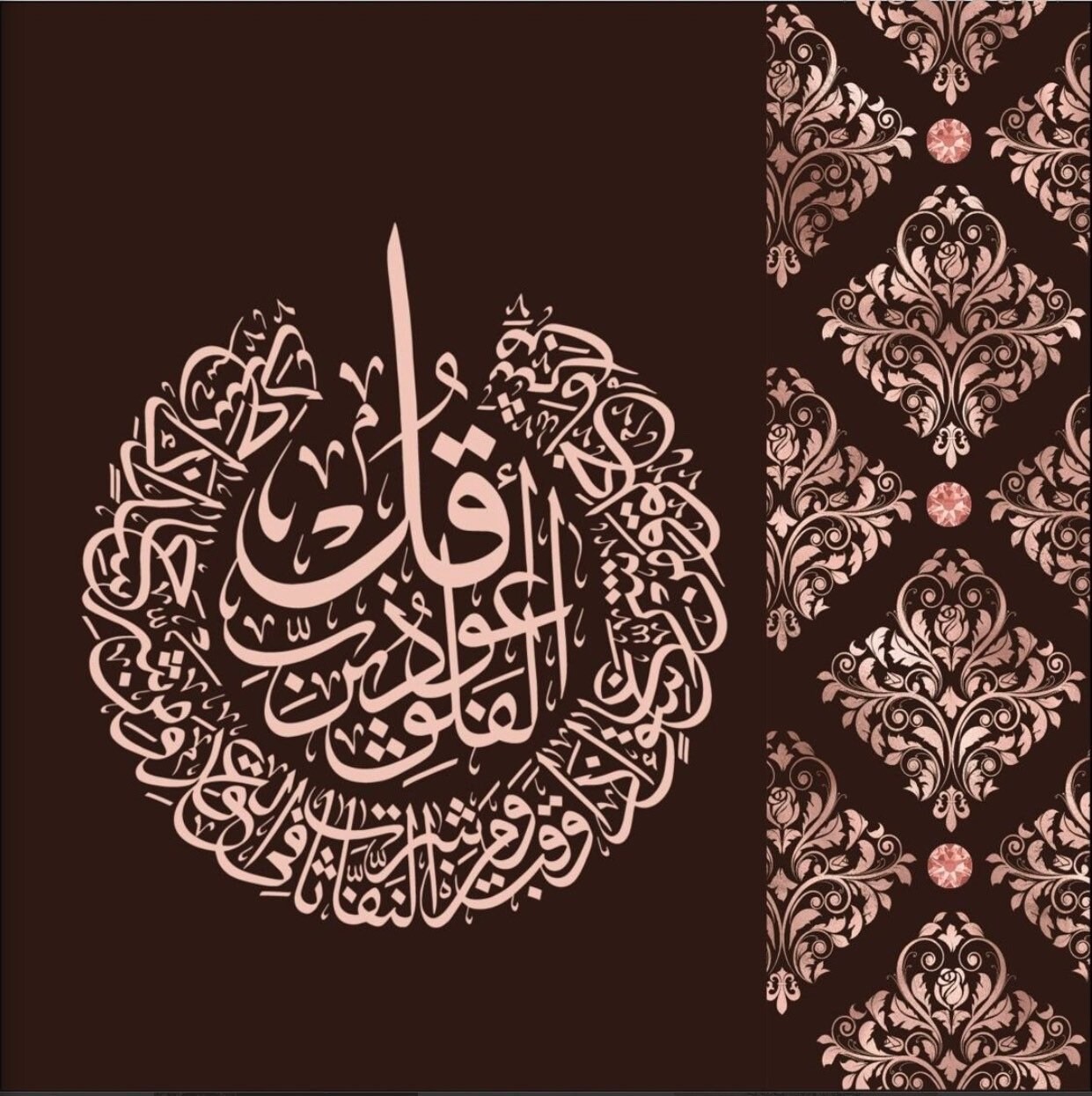 Islamic Wall Art - Ayatul Kursi (verse of the Throne) 3 Panel Canvas ...