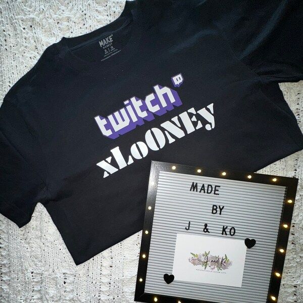 Twitch Custom Shirt - Etsy