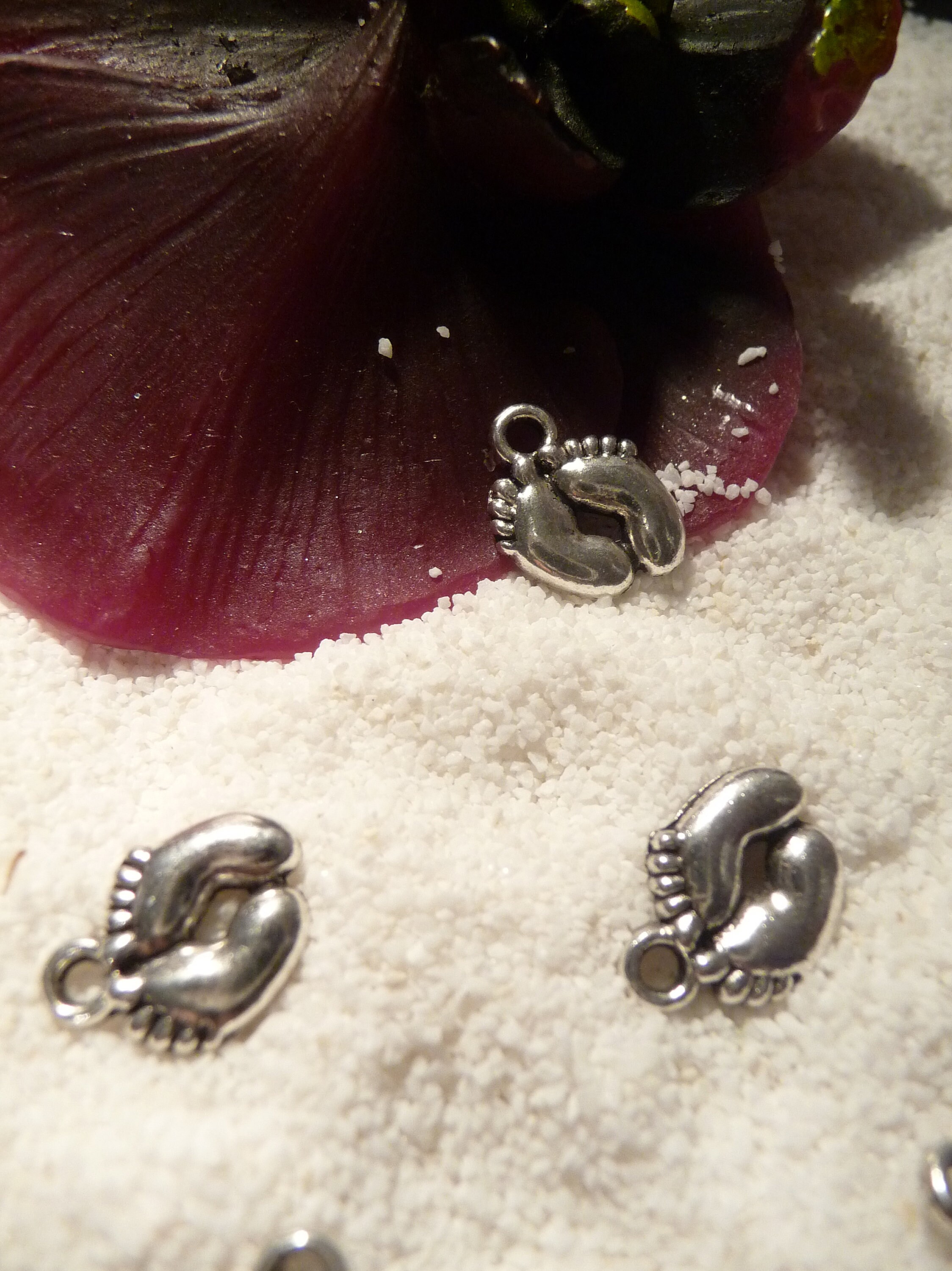 Colgante pies de bebé plata de ley pl. colgante de cadena - Etsy España