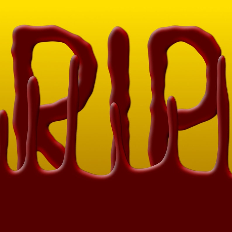 Animated Emote RIP Blood Dripping, Emote for Streamers, Discord Emotes ...