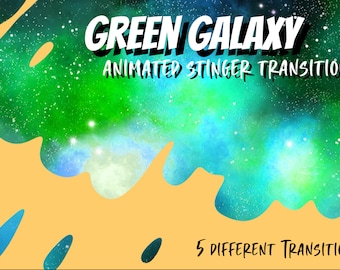 Stinger Transition of a Red Galaxy, Animated Transition for Twitch ...