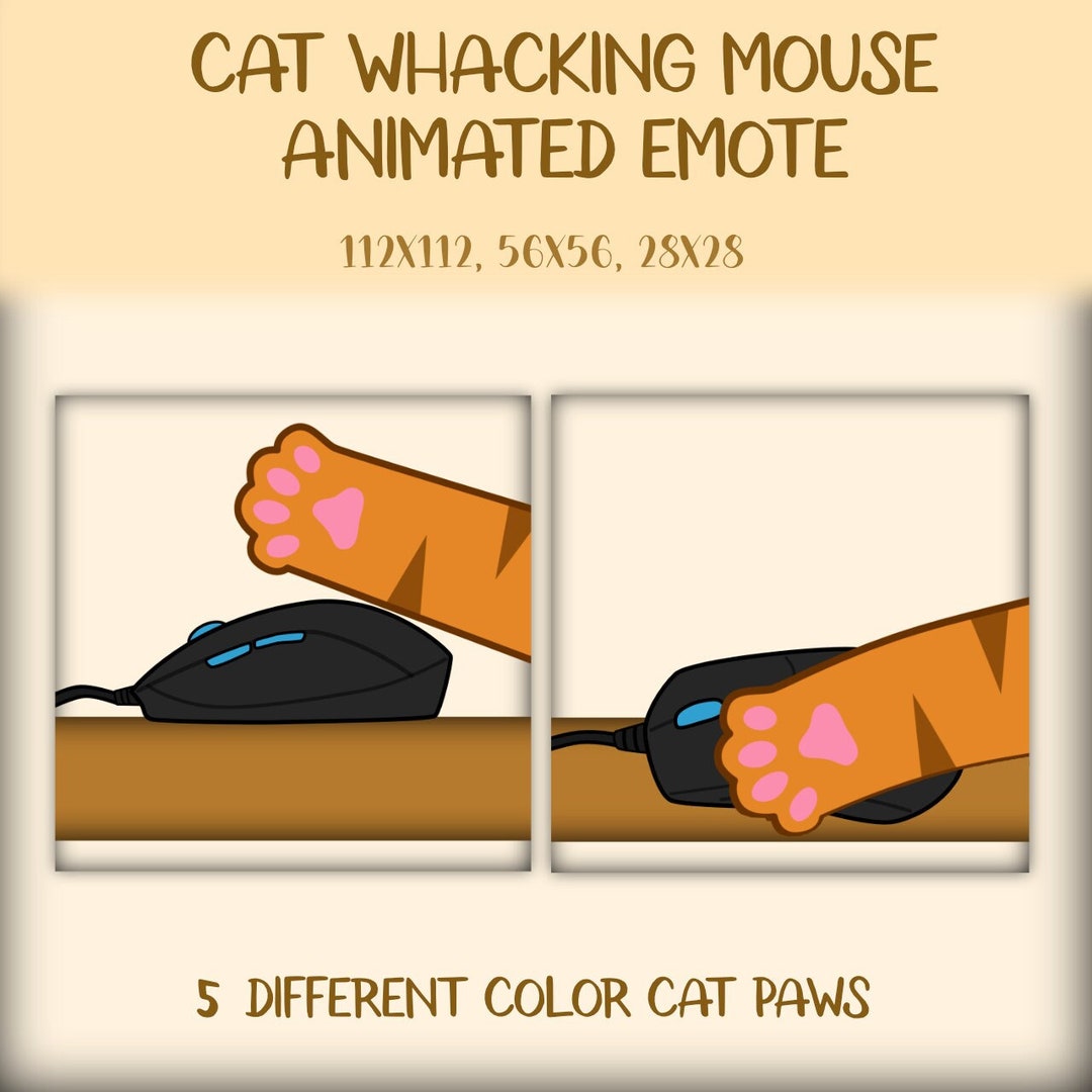 Cute Animated Twitch Emote, Funny Cat Meme Emote Pack, Twitch Discord ...
