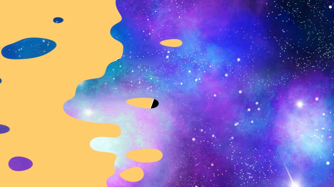 Purple Galaxy Stinger Transition for Twitch, Animated Stream Transition ...