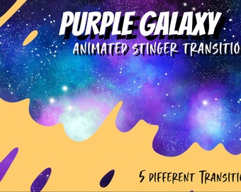 Stinger Transition of a Red Galaxy, Animated Transition for Twitch ...