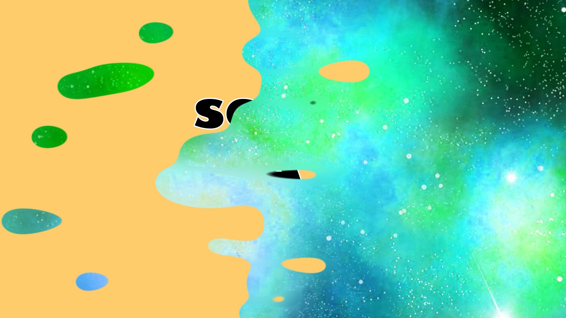 Stinger Transition of a Green Galaxy, Animated Transition for Twitch ...